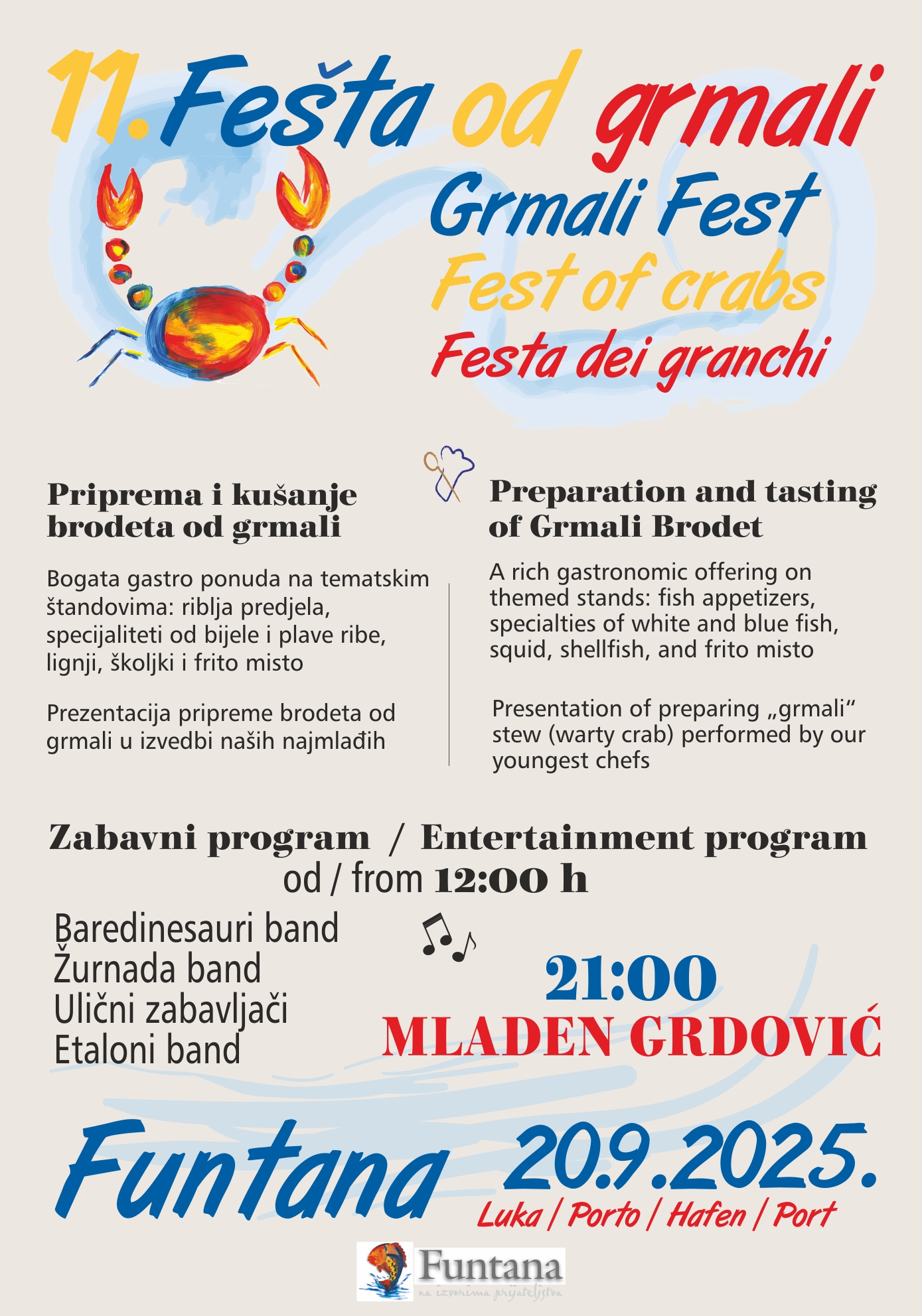 11. Fešta od grmali u Funtani – subota, 20. rujna 2025. - Magazin za ...